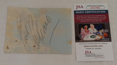 MIKE MAZURKI BLEARS Autographed Signed Notebook Paper Cut NWA WWE WWF ...