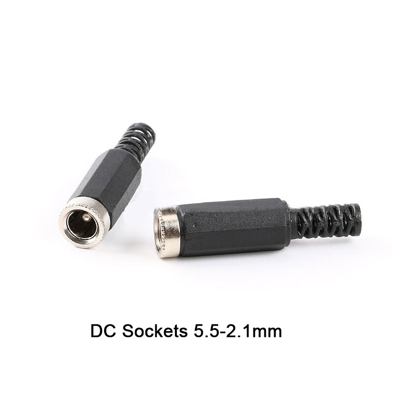 DC Power Male Plug Female Socket Barrel Jack Adapter Connector PCB ...