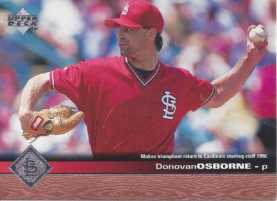 1997 Upper Deck Donovan Osborne 487 Cardinals | eBay