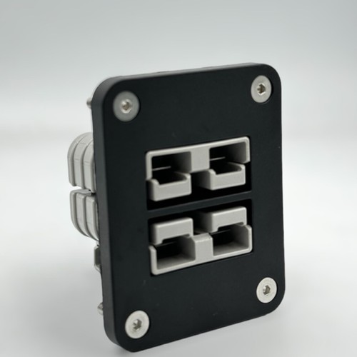 Twin Dual Flush Mount 50 Amp Anderson plug mounting bracket panel ...