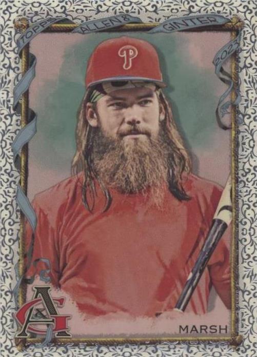 2023 Topps Allen & Ginter - Brandon Marsh #191 Foil Filigree for sale ...