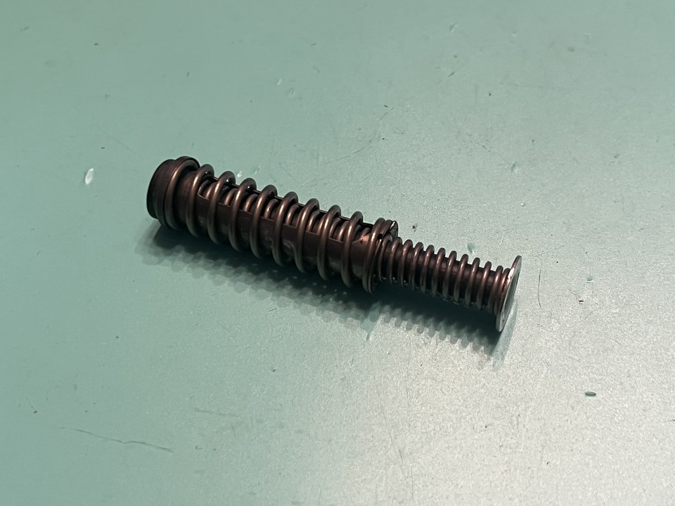 USED OEM GLOCK 43X COMPLETE SLIDE BARREL GUIDE ROD SPRING BLACK FINISH ...