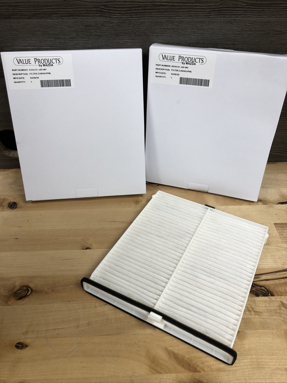 2 Pack Genuine Mazda CX-5, Mazda6 & Mazda3 Cabin Air Filter KD45-61-J6X ...