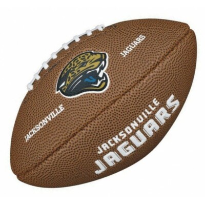 NIB Wilson NFL Team Logo Jacksonville Jaguars Mini Soft Touch Football ...