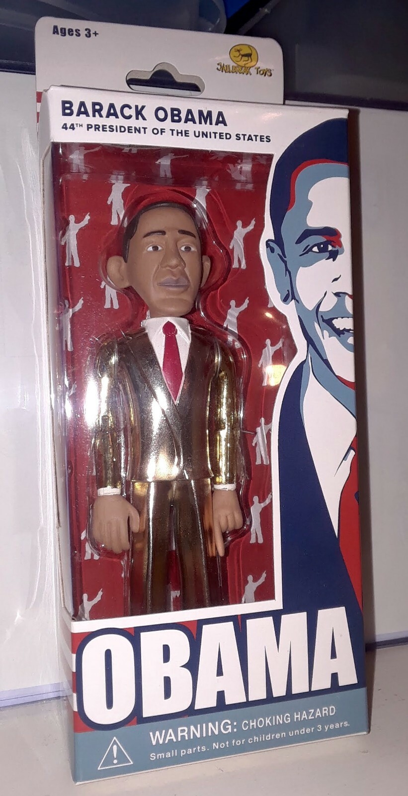 President Barack OBAMA Gold Ltd Ed Jailbreak Toys Figure #'ed 1480 of ...