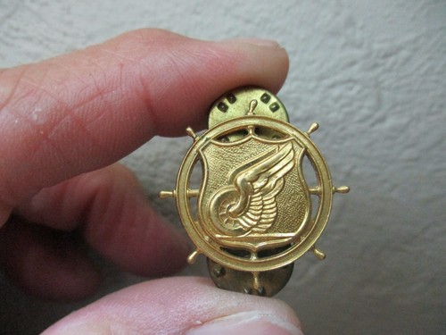 Vintage Army Transport Corps Lapel Pin Ships Wheel | eBay