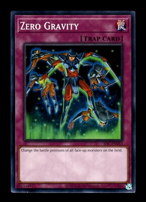 YuGiOh IOC-EN053 C Zero Gravity NM/MT Invasion of Chaos | eBay