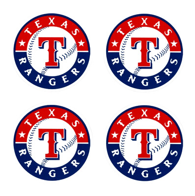 (4) Texas Rangers MLB Decals Stickers *Free Shipping | eBay