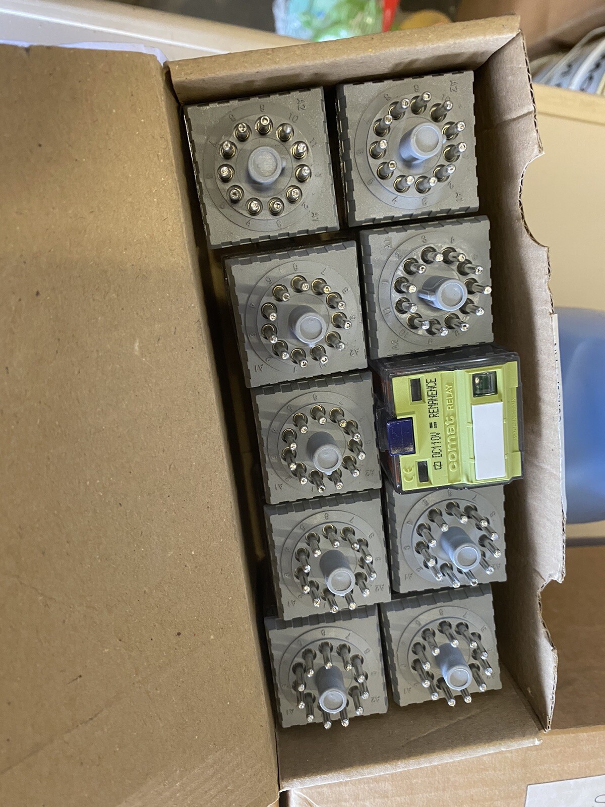 93127 Old-Stock Releco C3-R20 Relay 10A 380V 50/60Hz 11Pin for sale ...