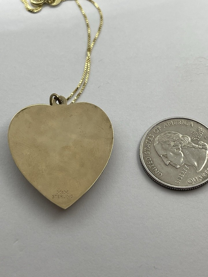 Vintage M & M Bee My Love Heart Gold over Sterling Bracelet Charm ...