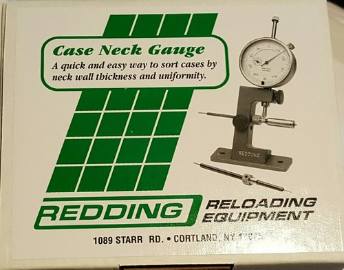 26400 REDDING CASE NECK GAUGE - BRAND NEW - FREE SHIPPING | eBay