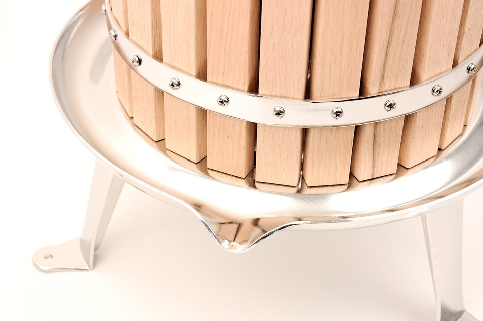 12 litre Stainless Steel Apple Press Cider Press Fruit Press | Vigo ...