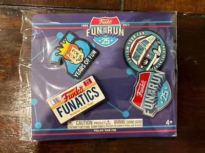 Fun on the Run: Funko Pop! Pins - Funko Fun on the Run 4-Pack Set | eBay