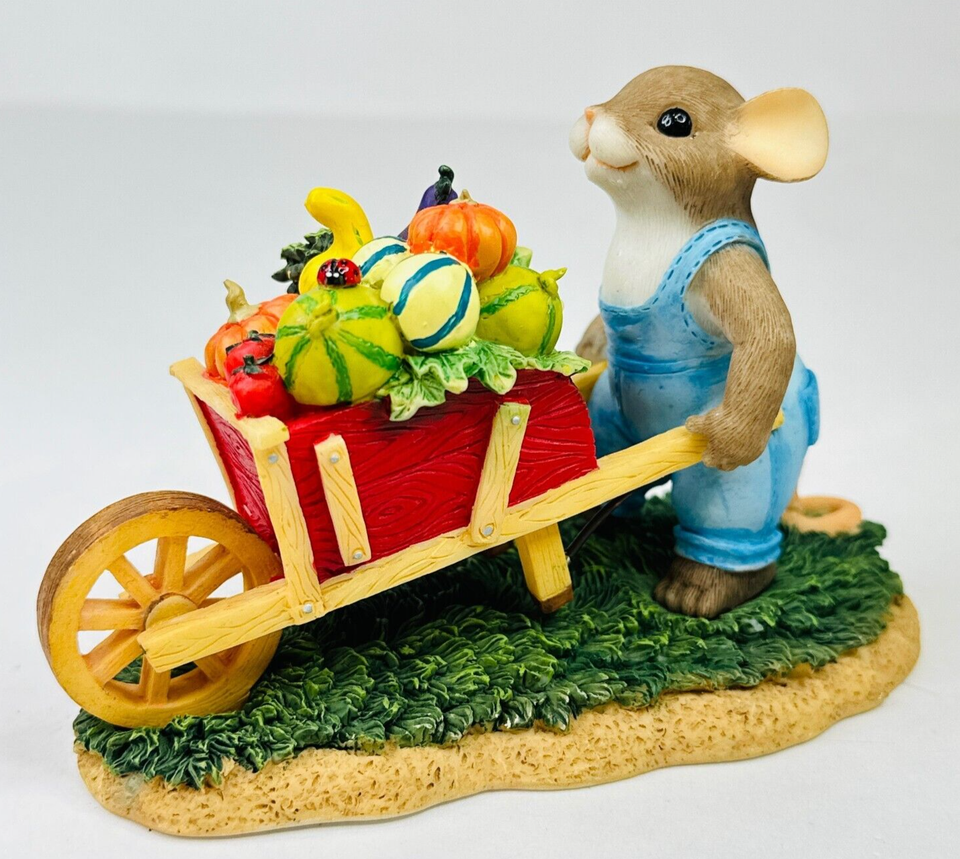 CHARMING TAILS LOT FITZ & FLOYD MOUSE RABBIT FIGURINES~FALL LEAF ...