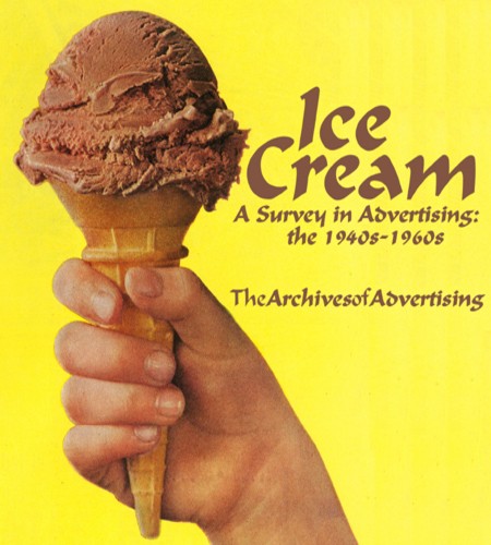 Ice Cream ad CD-ROM 100 ads 1940s-1960s Sealtest Hood Howard Johnson's ...