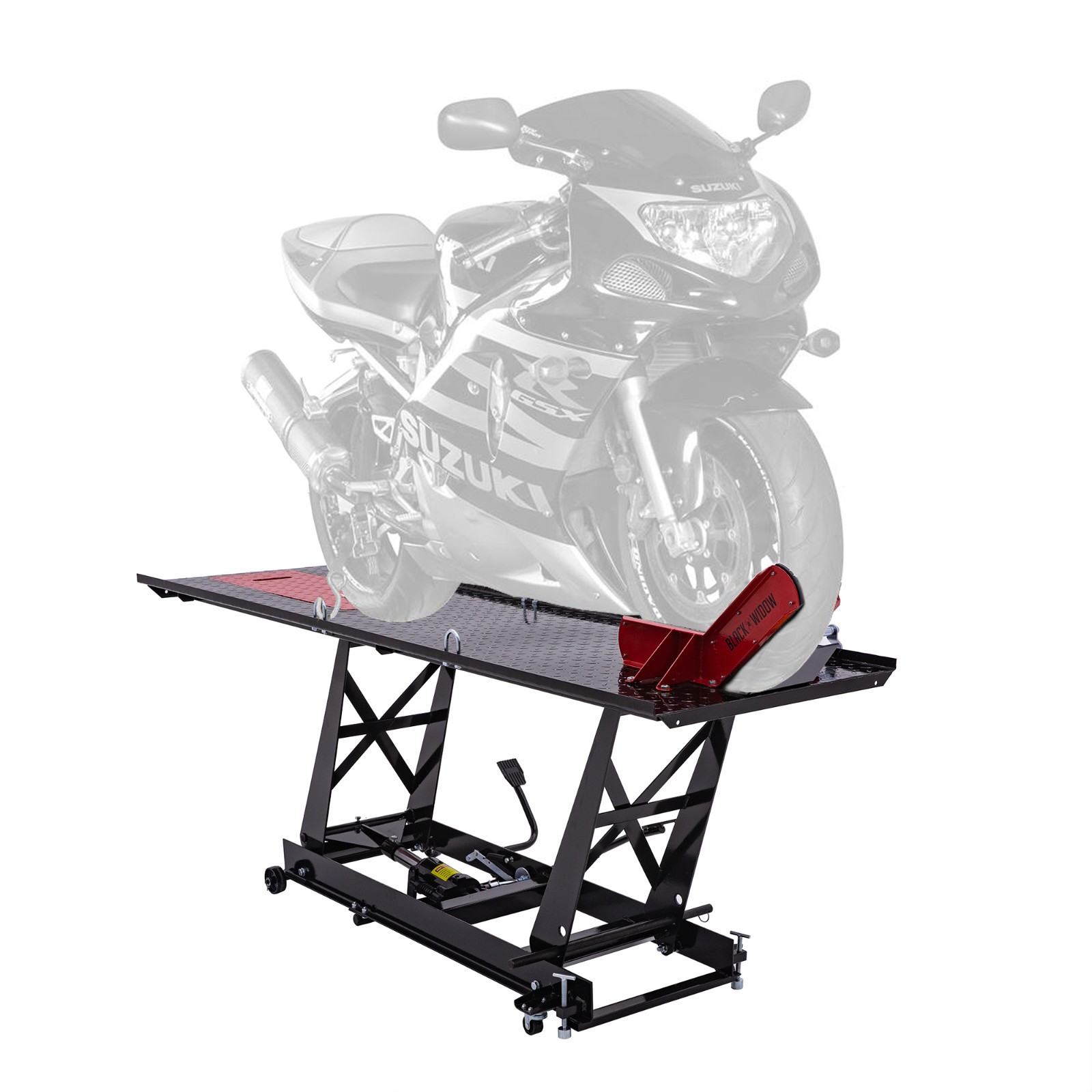 Black Widow Hydraulic Motorcycle Lift Table - 1,000 lb. Capacity | eBay