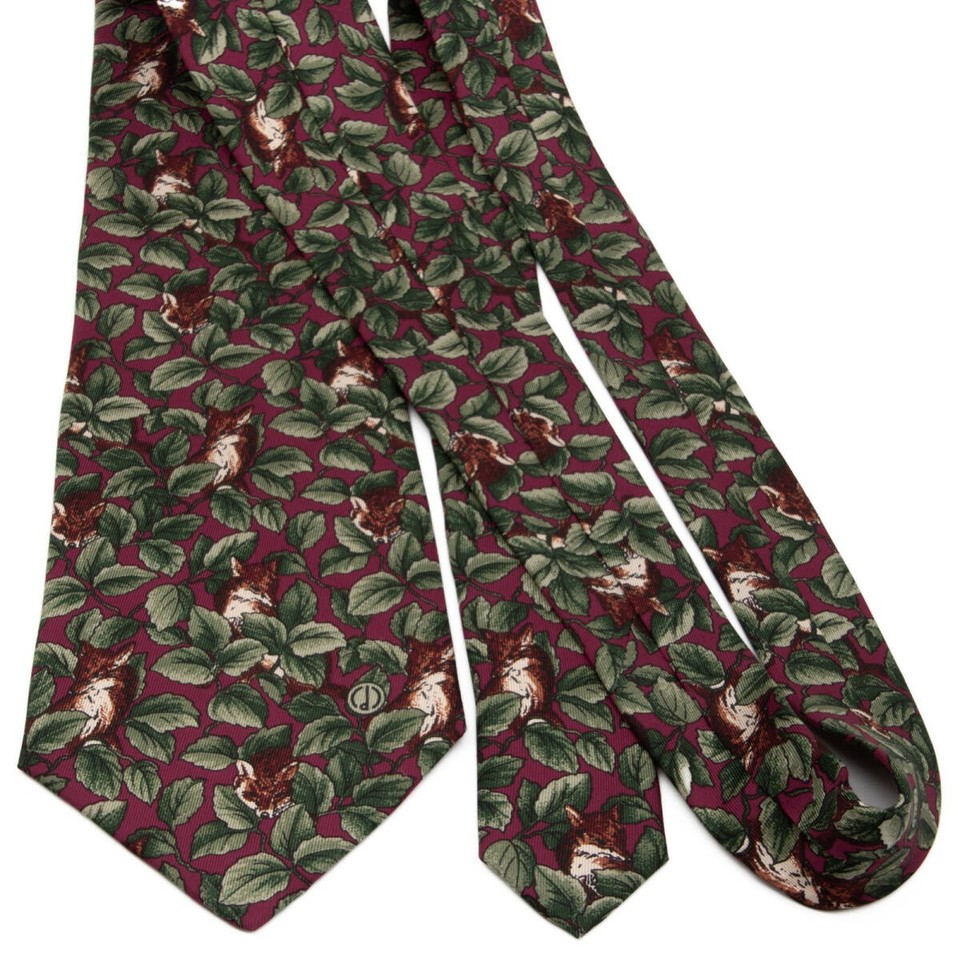 Dunhill Tie Red, All-over Pattern, New | eBay UK