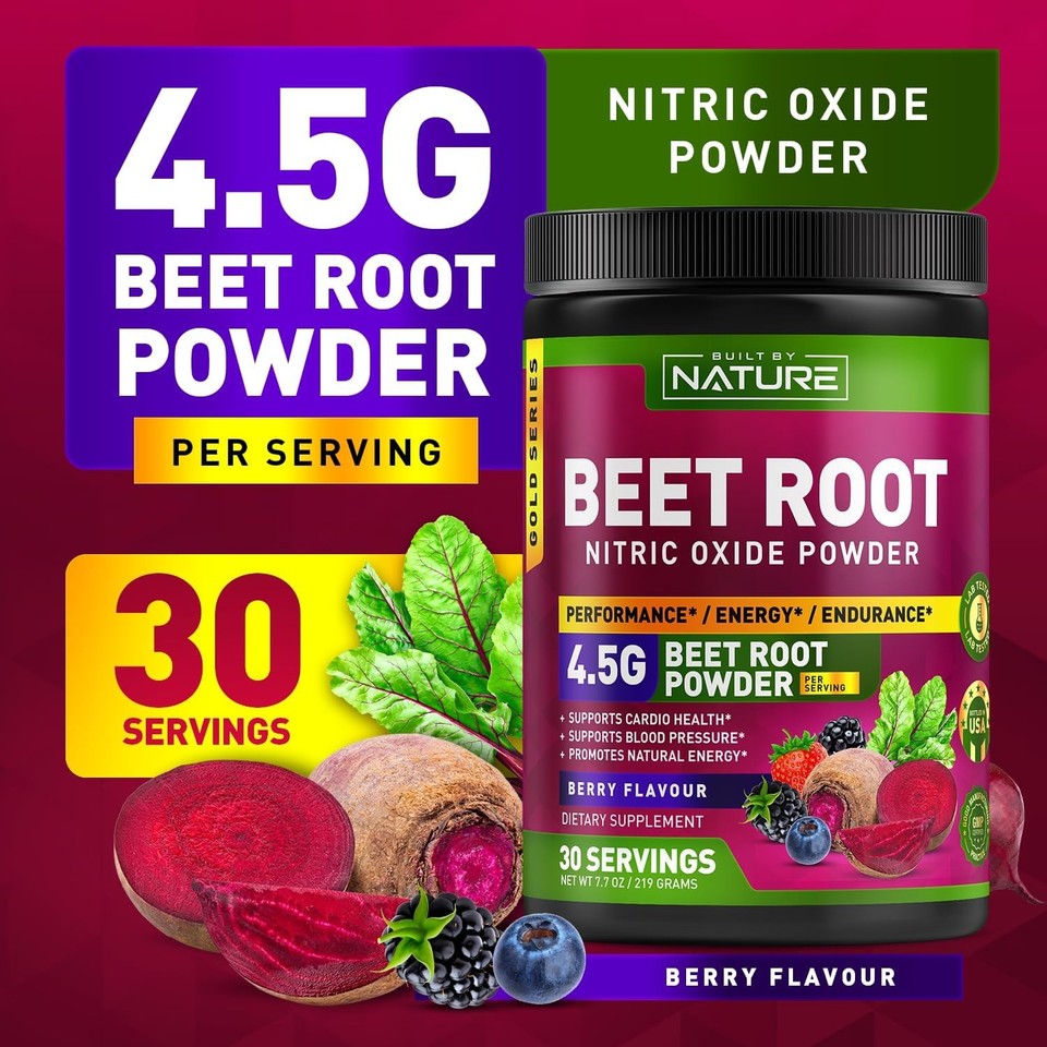 Beet Root Nitric Oxide Powder Supplement - Organic Beetroot Super Food... | eBay