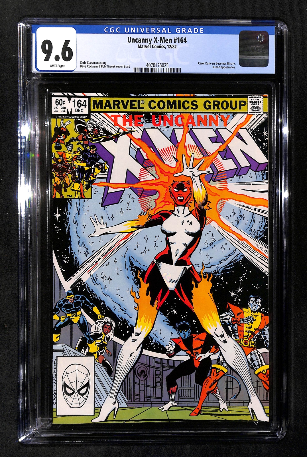 Uncanny X-Men #164 CGC 9.6 Carol Danvers becomes Binary Classic Marvel ...