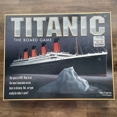 New Open Box Vintage 1998 Universal Games Titanic The Board Game ...