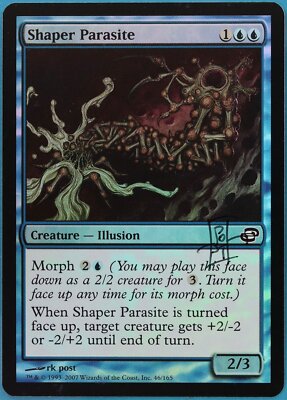 Shaper Parasite Planar Chaos NM Blue Common SIGNED CARD (403914 ...