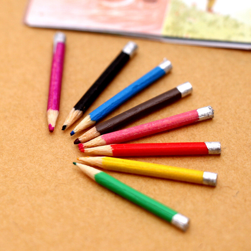 Miniature Dollhouse Pensil Case MiniEraser Model Stationery Doll ...