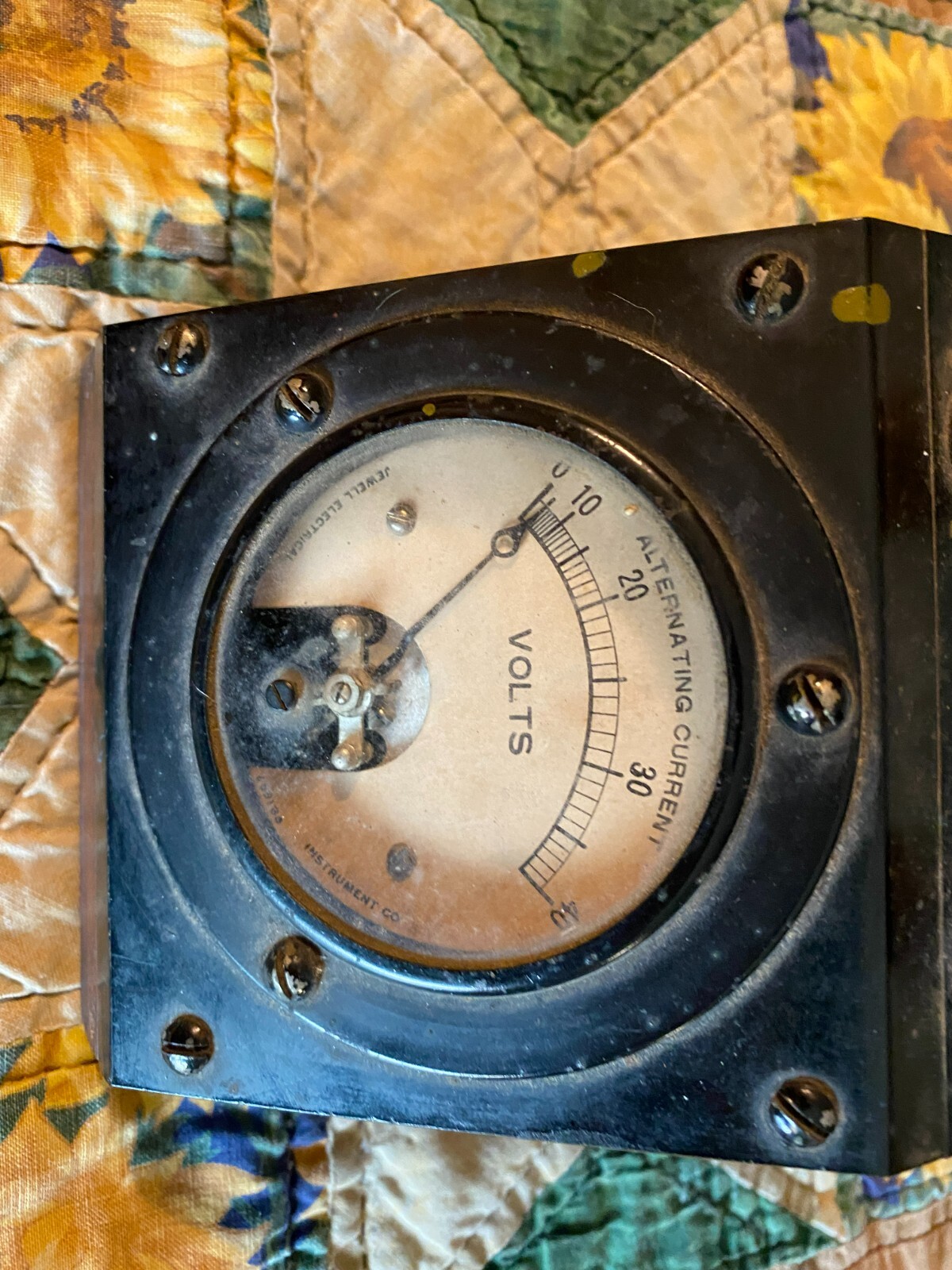 VINTAGE JEWELL ELECTRICAL INSTRUMENT VOLTMETER untested | eBay