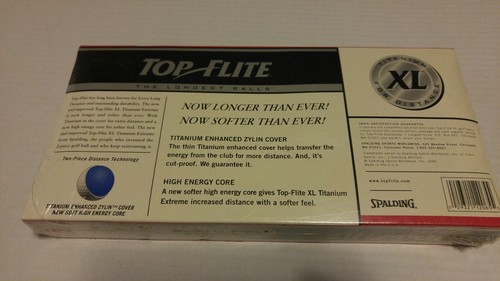 Top Flite XL Titanium Extreme Distance Golf Balls 21 Spalding Sealed ...