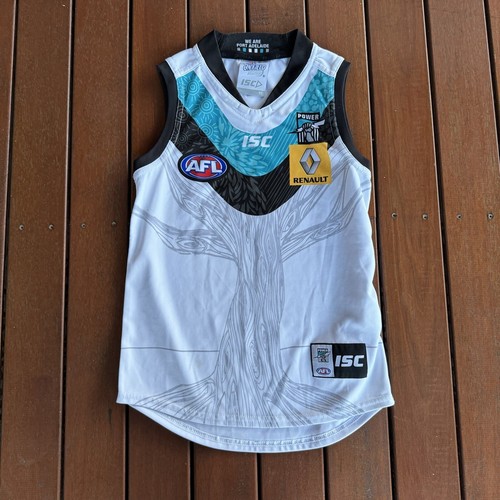 Port Adelaide Size 10 Indigenous Jersey Womens AFL | eBay