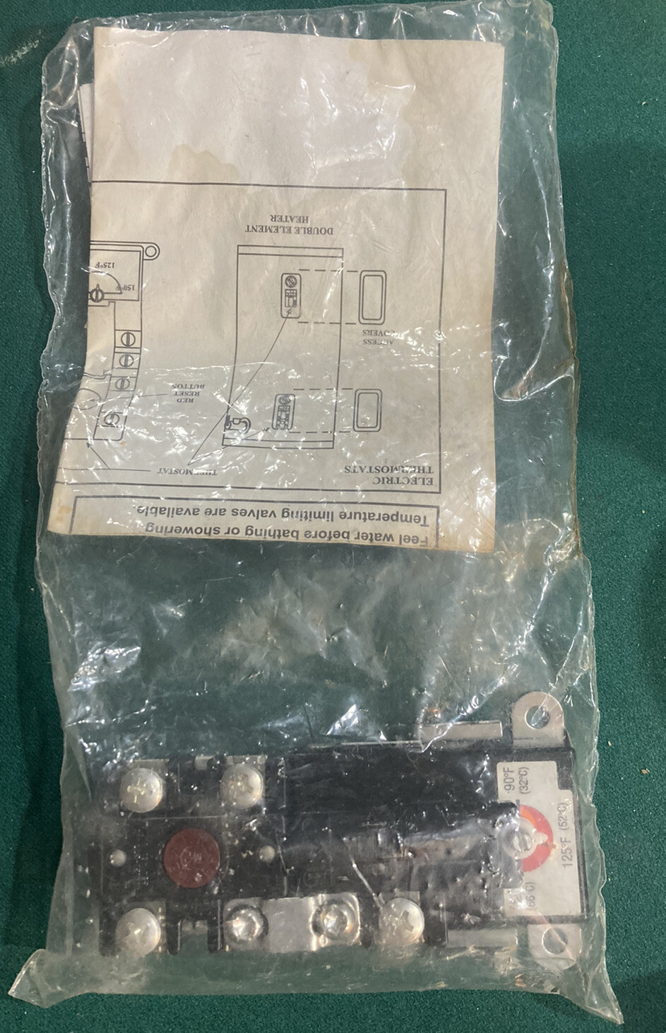 Therm-O-Disc 4090 59t Single Element Thermostat Electric Water Heater ...