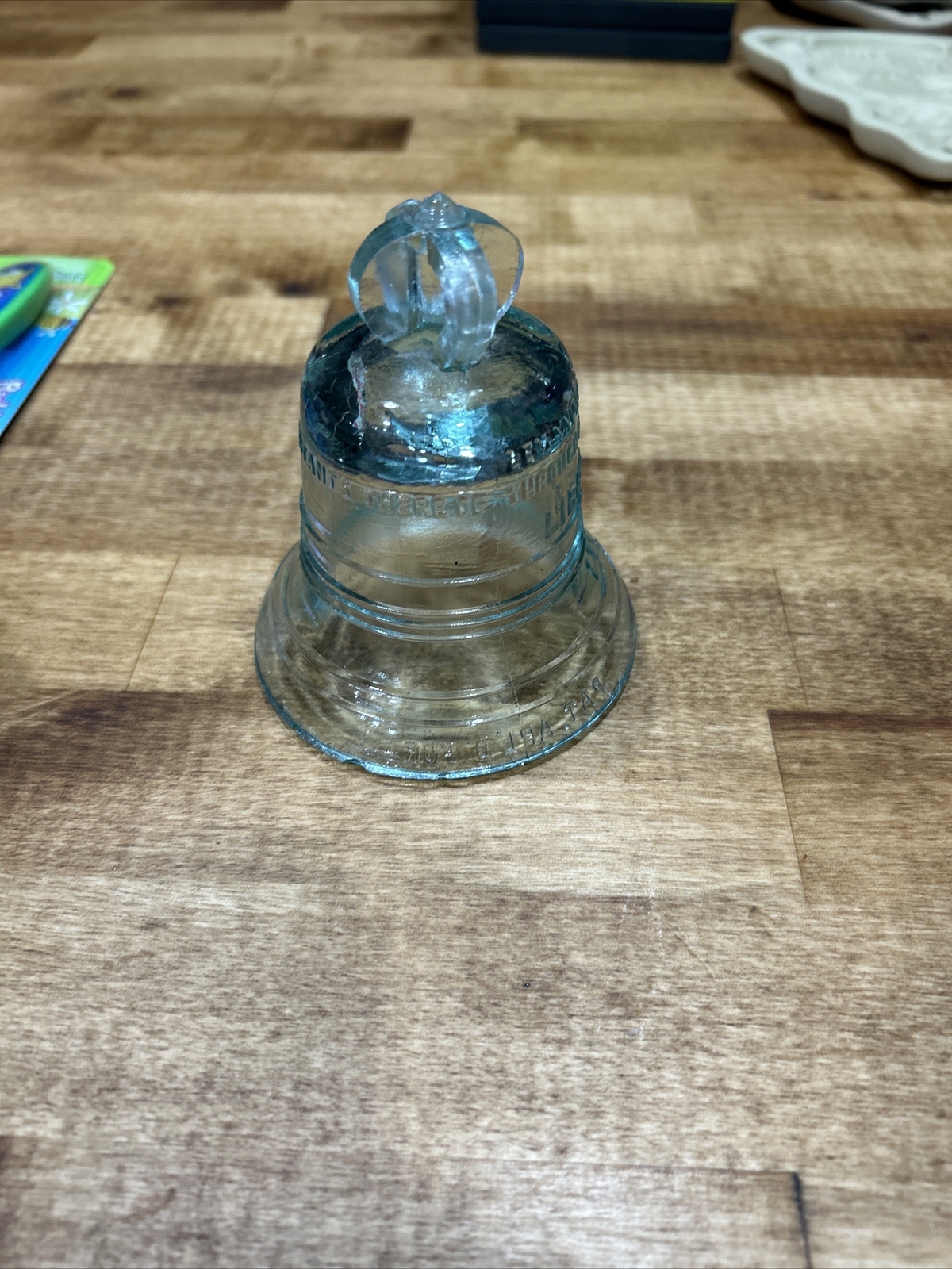 Clear glass Liberty Bell paperweight Philadelphia USA 1776 America | eBay