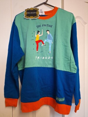 FRIENDS tv show Ross & Monica The Routine sweatshirt Culturefly L NWT ...