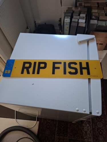 RIP FISH reg For Man Cave | eBay UK