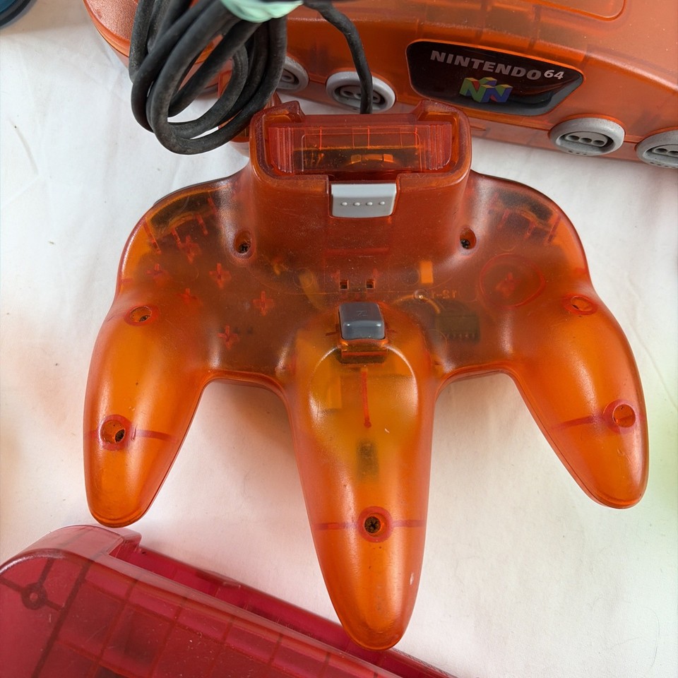OEM Nintendo 64 Funtastic Console Collection Lot Ice Jungle Fire Smoke ...