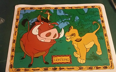 Disney's The Lion King placemat SIMBA TIMONE PUMBA BRAND NEW! | eBay