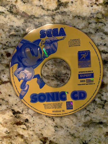 Sonic CD Windows 95 PC CD-ROM Computer Video Game By SEGA RARE | eBay