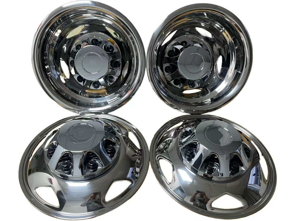 2011-2024 Silverado 3500 17" Dually Wheel Simulators Covers Dual Rim ...