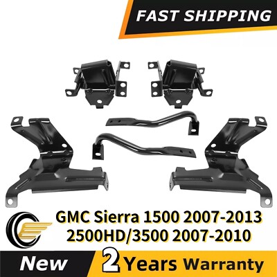 2007-2013 GMC Sierra 1500 07-13/2500HD 3500 07-10 Front Bumper Brackets ...