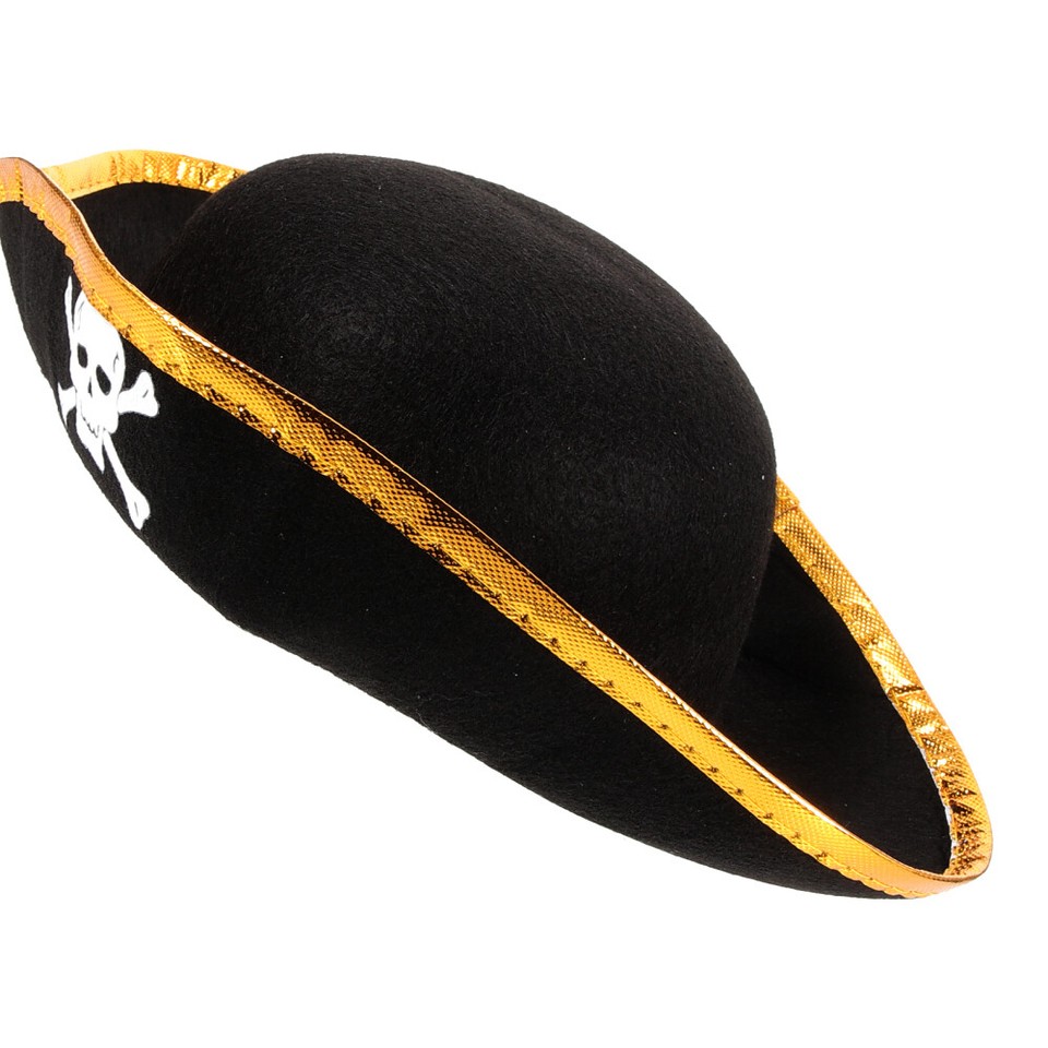 Pirate Costume Accessories Pirate Tricorn Kids Pirate Hat Pirate ...