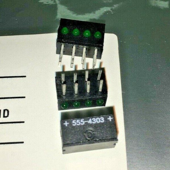 (25 PIECE LOT) 555-4303, DIALIGHT, LED 2MM QUAD 5V GREEN | eBay