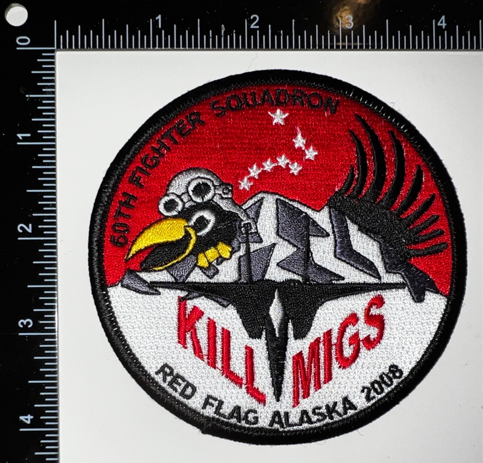 USAF Red Flag Alaska 2008 60th Fighter Squadron Kill MIGS Patch | eBay