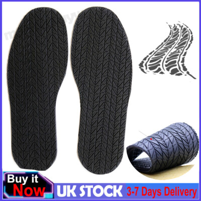 Rubber Stick on Soles Heal Anti-Slip Wearable Grip Shoes Repair Grips ...