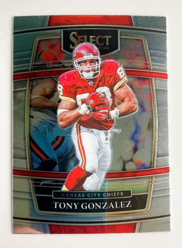 2021 Panini Select SILVER PRIZM #38 Tony Gonzalez - Kansas City Chiefs ...