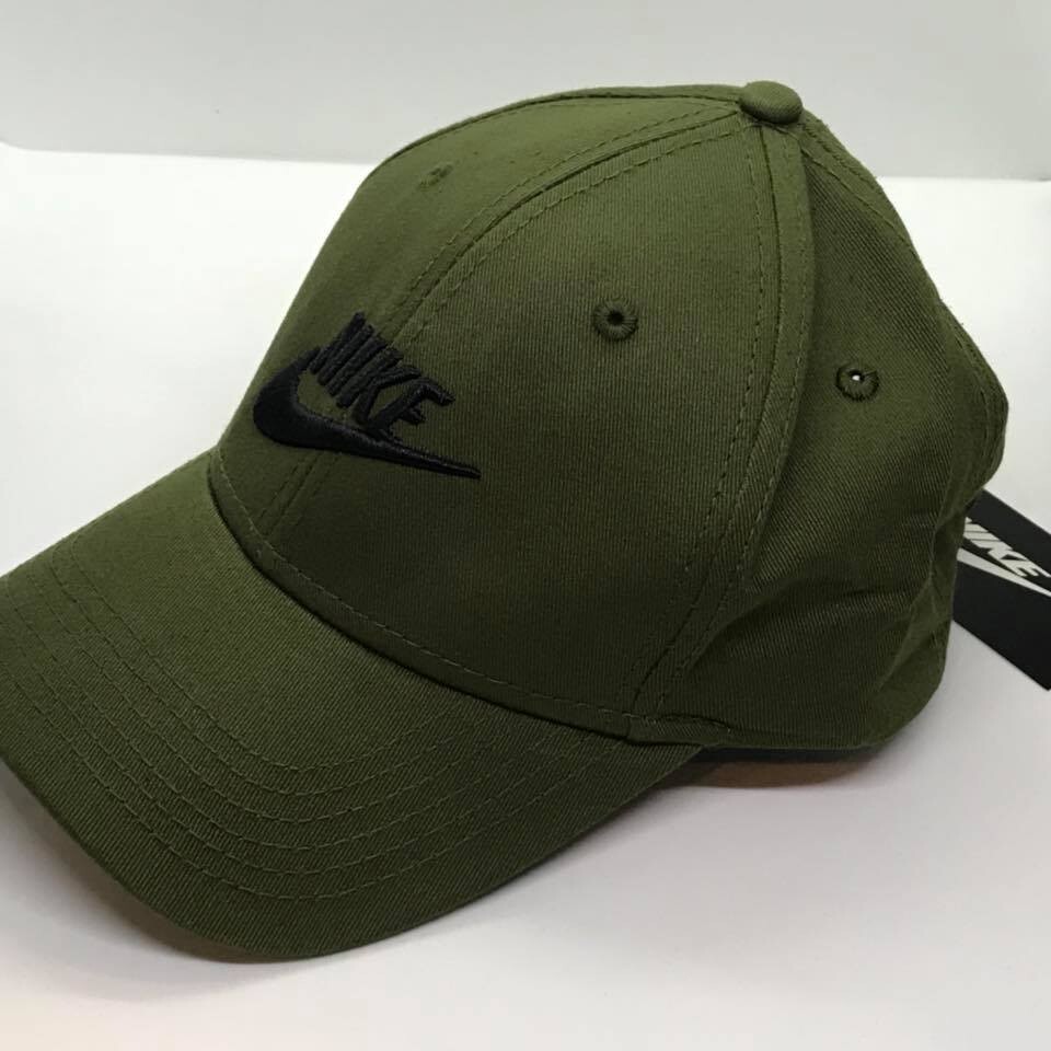 Nike Baseball Cap Mens Green Black Sports Unisex Holiday Christmas Gift ...