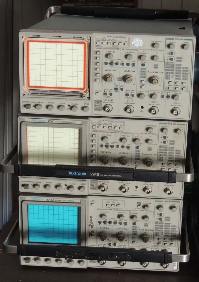 Lot of Tektronix 2246 2245 Oscilloscopes for repair or parts | eBay