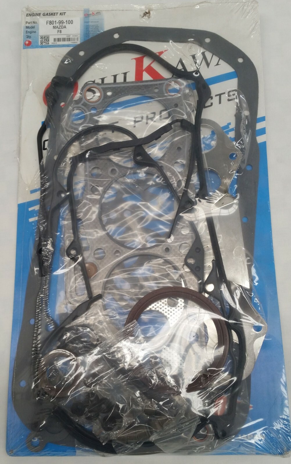 MAZDA 626 F8 ENGINE GASKET KIT CYLINDER VALVE TIMING MANIFOLD PAN F801 ...