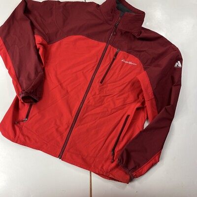 Eddie Bauer Jacket Large First Ascent Sandstone Soft Shell red $99 ...