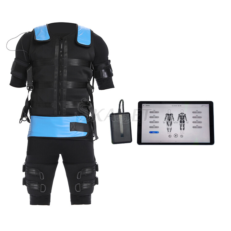 EMS Muscle Stimulation EMS Training Suit Wireless Body Exercise Trainer ...