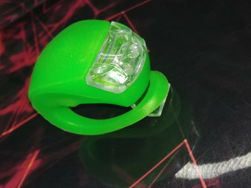 10 Pack Green LED Silicone Bicycle Gate Walker Cane ETC Safety LED ...