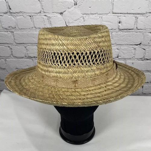 Dorfman Pacific Co DPC Authentic Straw Handmade Natural Lightweight Hat ...